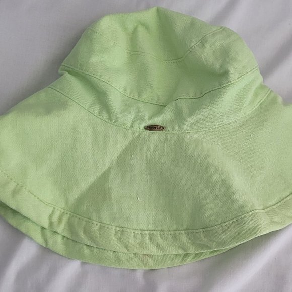 Scala | Accessories | Scala Cotton Sun Hat Lime Green | Poshmark